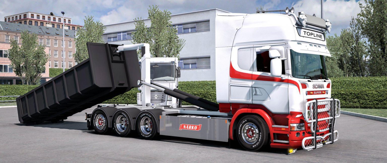 Module complémentaire Scania RJL Hooklift 1.38-1.39 ETS2 - ETS2 Mod ...