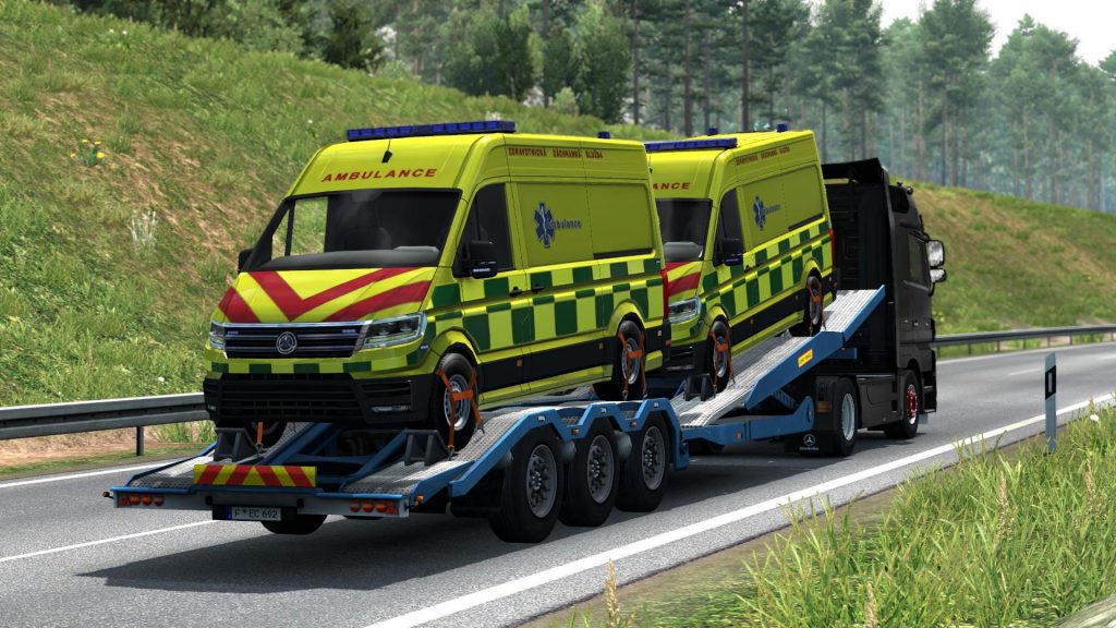Ambulance Cargo v1.0 ETS2 - ETS2 Mod | ATS Mod