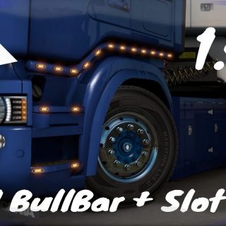 Scania RJL Bull Bar + Slot v1.1 par CIAK 1.40.x ETS2 - ETS2 Mod | ATS Mod