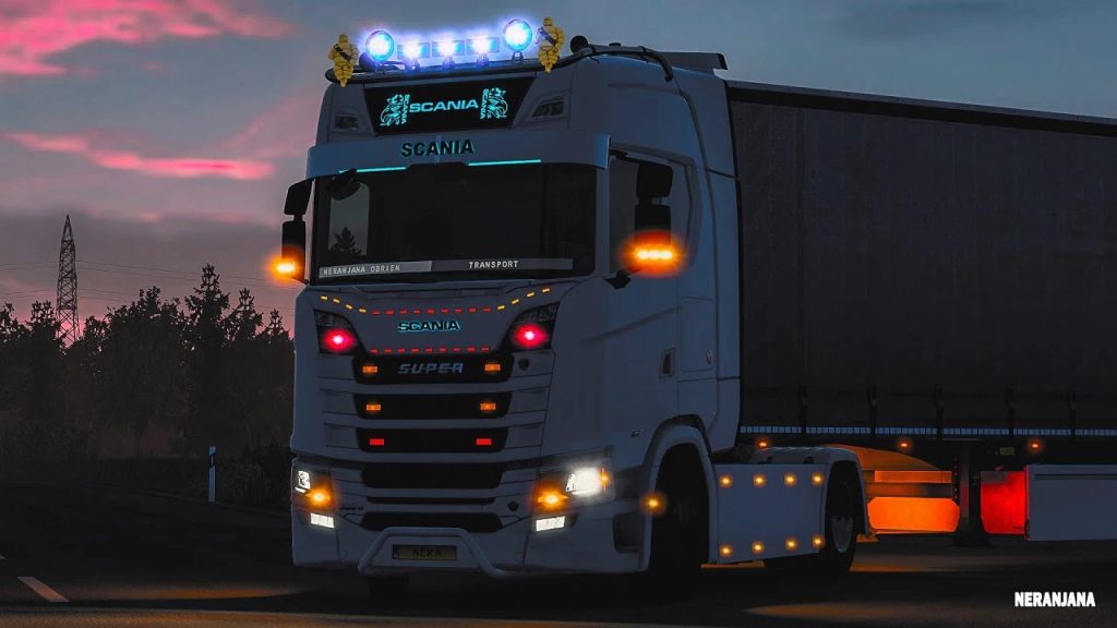 Scania Mega Light Pack & More Lights Addon 1.40 ETS2 - ETS2 Mod | ATS Mod