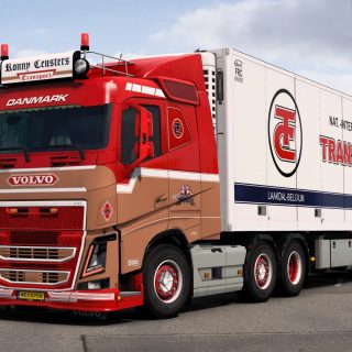 Pack de skins Volvo FH16 2012 Ronny Ceusters v1.0 ETS2 - ETS2 Mod