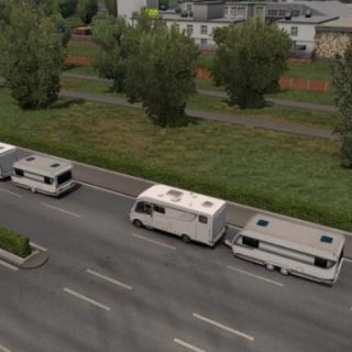 Camping-car avec caravane remorque v7.0 1.42 ETS2 - ETS2 Mod | ATS Mod
