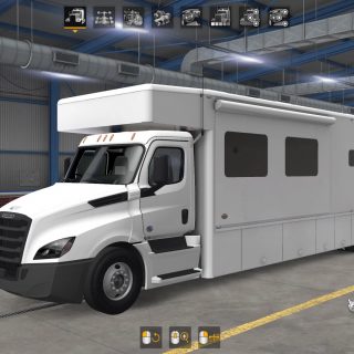 Freightliner Cascadia NRC RV Camping-car 1.42 ATS - ETS2 Mod | ATS Mod