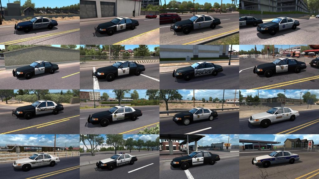 Police Municipale Traffic Pack 1.42 ATS - ETS2 Mod | ATS Mod