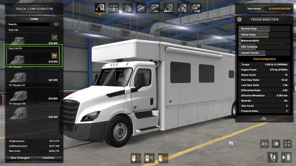Freightliner Cascadia NRC RV Camping-car v1.1 1.43 ATS - ETS2 Mod | ATS Mod