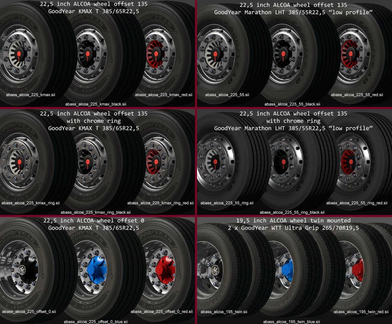 Abasstreppas Wheelpack 1.43 ETS2 - ETS2 Mod | ATS Mod