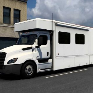Freightliner Cascadia NRC RV Camping-car v1.3 1.43 ATS - ETS2 Mod | ATS Mod