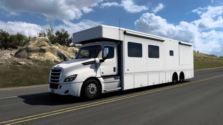 Freightliner Cascadia NRC RV Camping-car v1.4 ATS - ETS2 Mod | ATS Mod