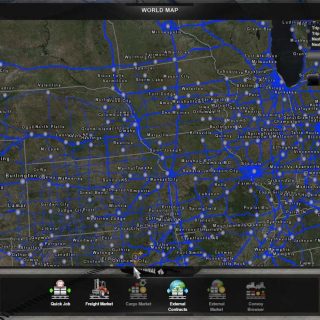 Carte USA de K-DOG v2 pour v1.43 ATS - ETS2 Mod | ATS Mod