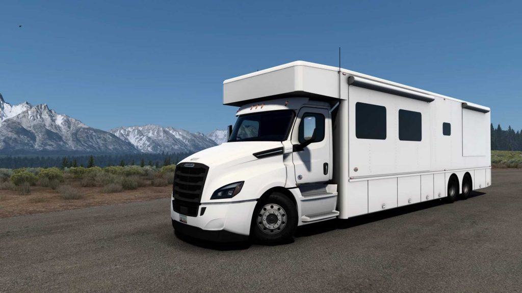 Freightliner Cascadia NRC RV Camping-car v1.4.1 ATS - ETS2 Mod | ATS Mod