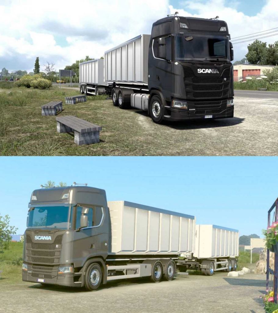 Module de levage à bras pour RJL & Scania S v1.1 ETS2 - ETS2 Mod | ATS Mod