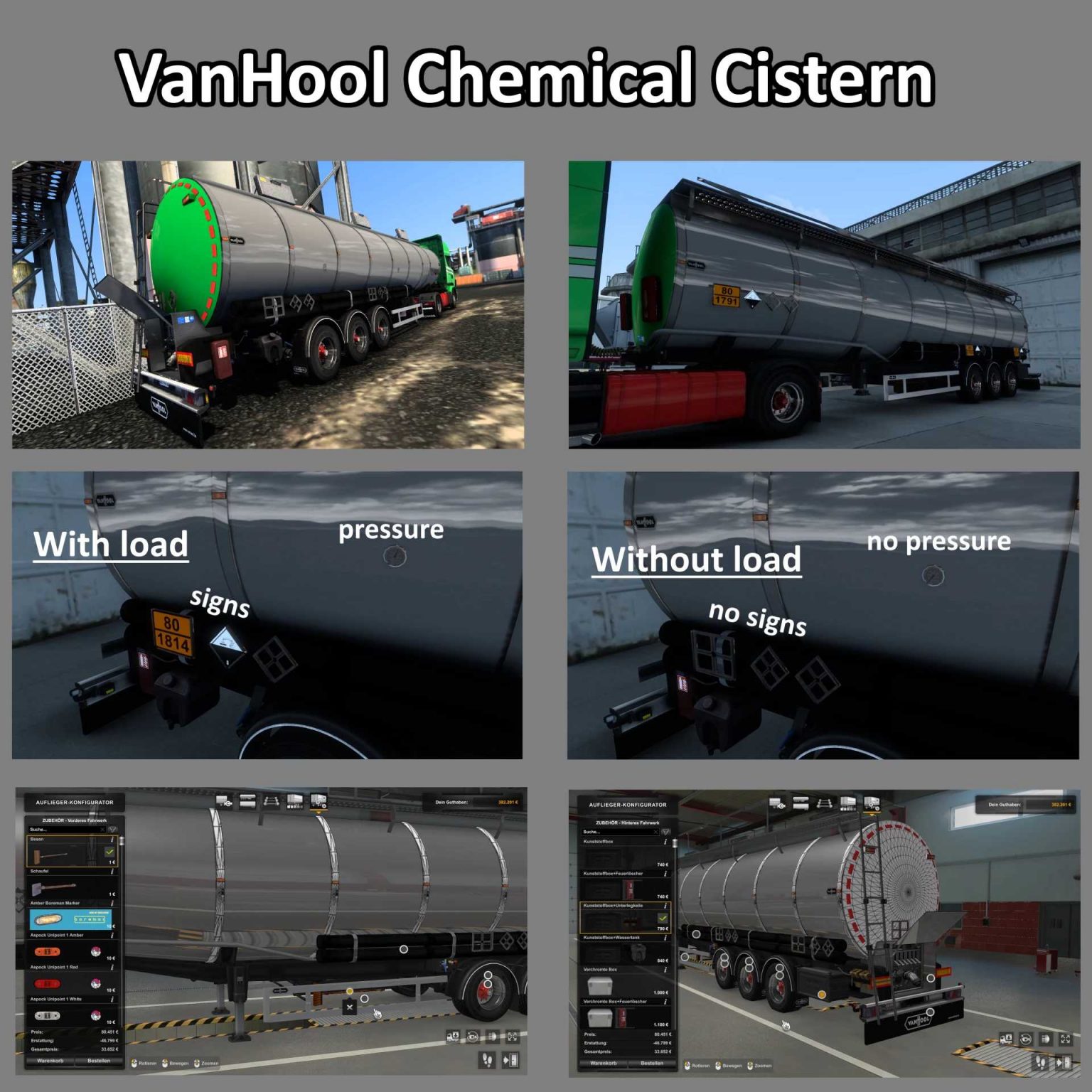 Citerne chimique VanHool par Wolli 1.44 ETS2 - ETS2 Mod | ATS Mod