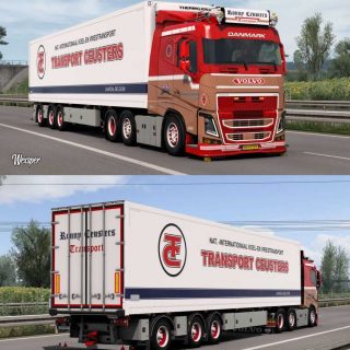 Volvo FH16 2012 Ronny Ceusters Skin Pack (Mise à jour) 1.44 ETS2 - ETS2 ...