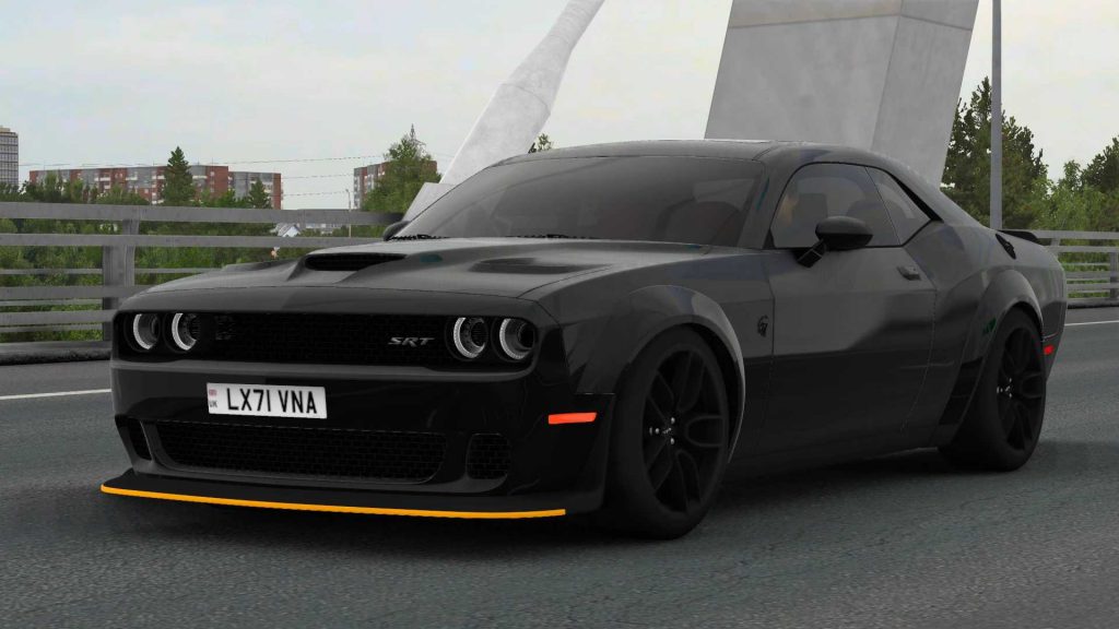 Dodge Challenger SRT Hellcat Widebody 2018 V1 1.45 ETS2 - ETS2 Mod ...