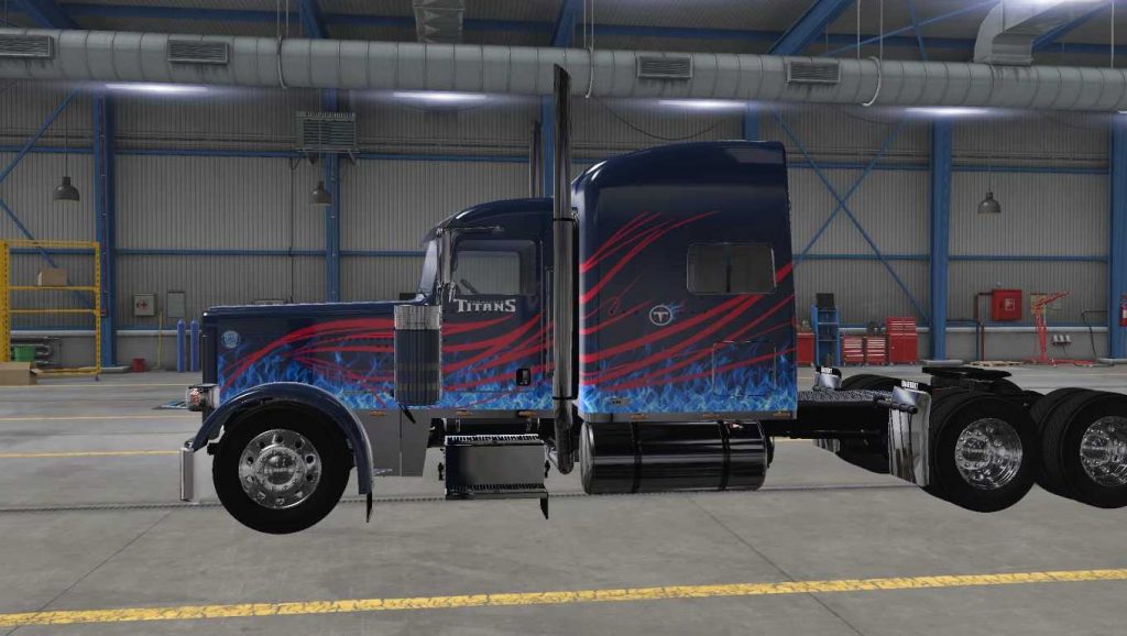 Tennessee Titans OUTLAW peterbilt 389 skin 1.45 ATS - ETS2 Mod | ATS Mod