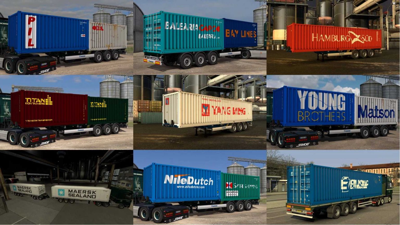 Arnook's Container Pack V13 ETS2 - ETS2 Mod | ATS Mod