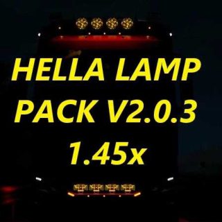 Pack de lampes Hella v2.0.3 1.45 ETS2 - ETS2 Mod | ATS Mod