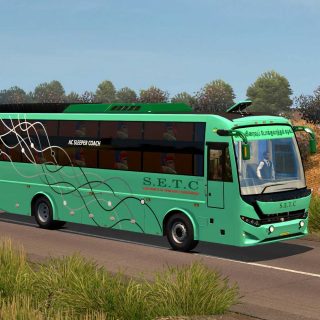 Pack de skin indien SETC (Tamil Nadu) pour JK Vega Sleeper Bus Mod v1.0 ...