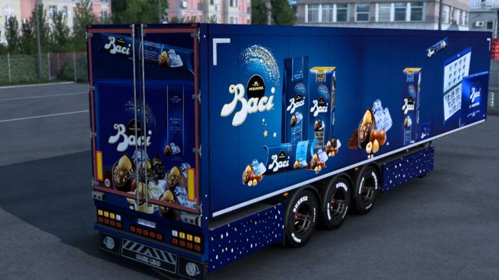Baci Chocolat Remorque Skin 1.45 ETS2 - ETS2 Mod | ATS Mod