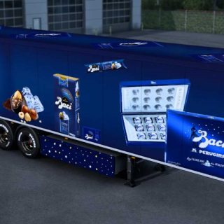 Baci Chocolat Remorque Skin 1.45 ETS2 - ETS2 Mod | ATS Mod