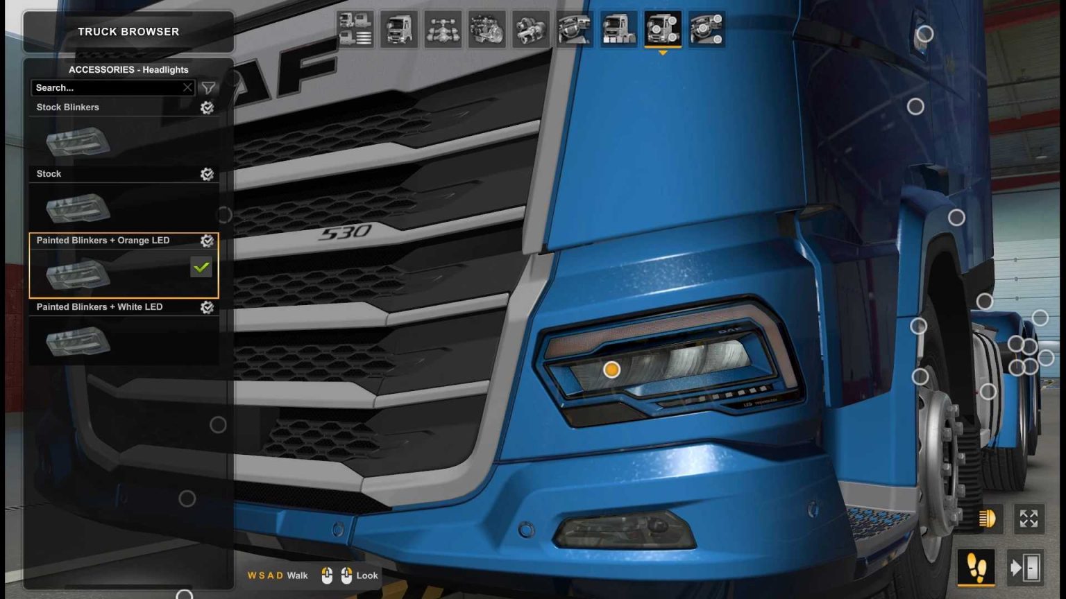 Clignotant séquentiel DAF XG 2021 v1.1 1.45 ETS2 - ETS2 Mod | ATS Mod