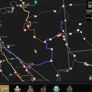Mod de navigation Waze v1.45 ATS - ETS2 Mod | ATS Mod