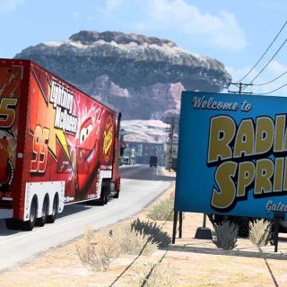 Radiator Springs Map add-on v1.45 ATS - ETS2 Mod | ATS Mod