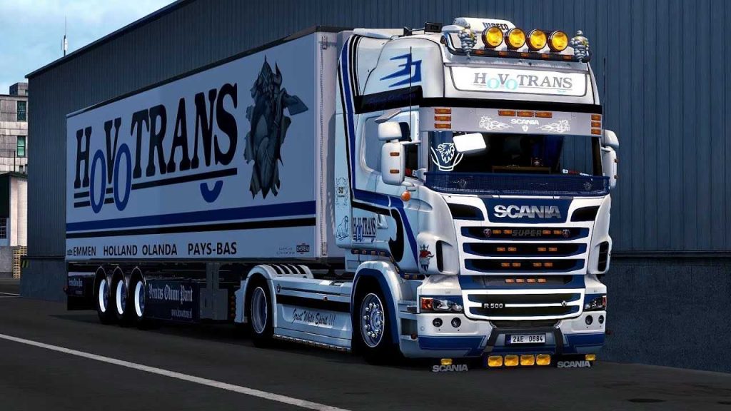 Scania R580 HovoTrans v1.46 ETS2 - ETS2 Mod | ATS Mod