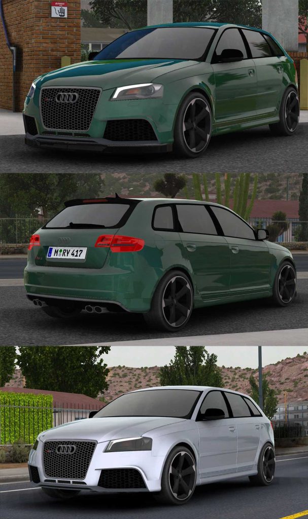Audi RS3 Sportback 2011 8P v1.8 - 1.46 ATS - ETS2 Mod | ATS Mod