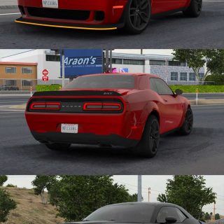 Dodge Challenger SRT Hellcat Widebody 2018 v1.2 - 1.46 ATS - ETS2 Mod ...