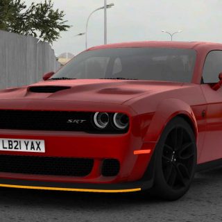 Dodge Challenger SRT Hellcat Widebody 2018 V1.2 1.46 ETS2 - ETS2 Mod ...