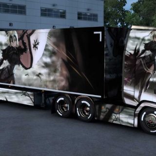 Fantasy Guerrier Anime Skin 1.46 ETS2 - ETS2 Mod | ATS Mod