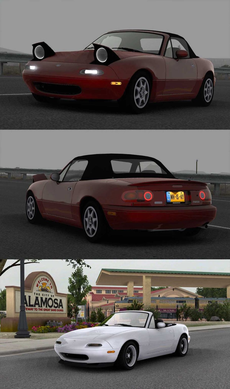 Mazda MX-5 Miata NA v1.1 - 1.46 ATS - ETS2 Mod | ATS Mod