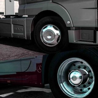 Pack de couverture de jante v1.1 ETS2 - ETS2 Mod | ATS Mod