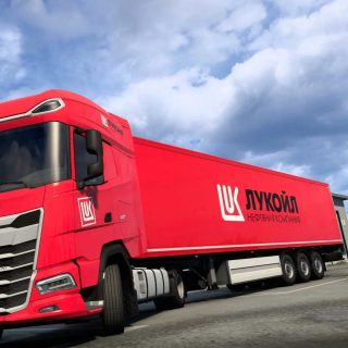 Pack Skin LUKOIL (DAF 2021 + Remorque SCHWARZMULLER) 1.46 ETS2 - ETS2 ...