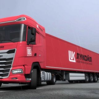 Pack Skin LUKOIL (DAF 2021 + Remorque SCHWARZMULLER) 1.46 ETS2 - ETS2 ...