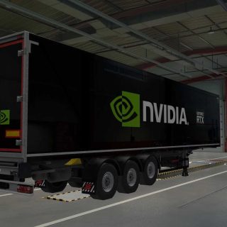 SCHWARZMULLER Remorque Skin Nvidia RTX 1.46 ETS2 - ETS2 Mod | ATS Mod