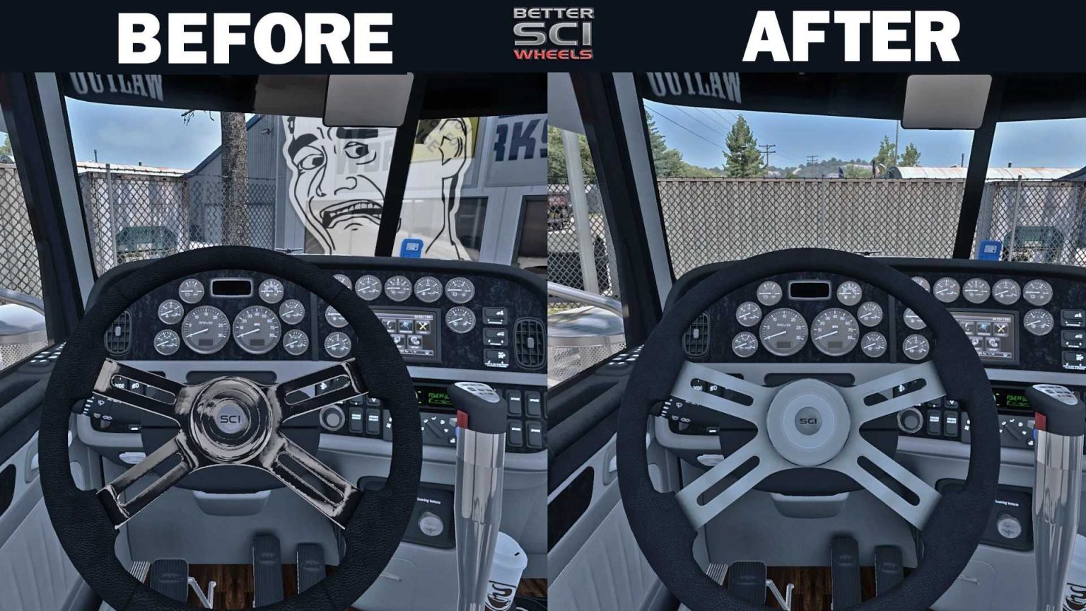 Volants nouveaux et améliorés v1.0 ATS - ETS2 Mod | ATS Mod