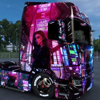 Cyber City Skin 1.46 ETS2 - ETS2 Mod | ATS Mod