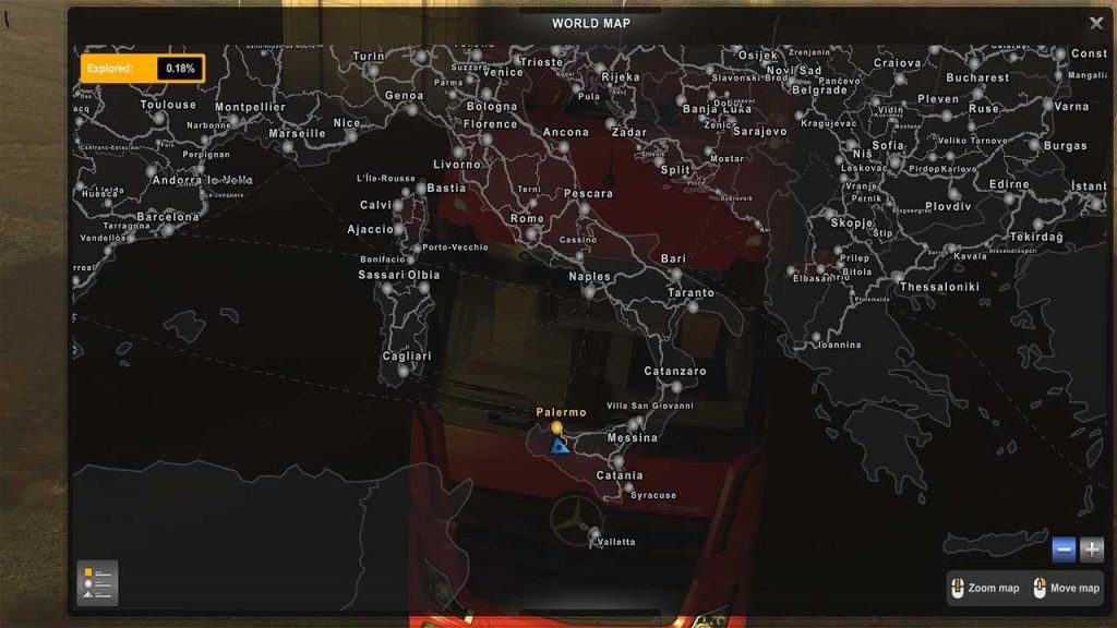 Maison à Palerme pour Promods v1.0 1.46 ETS2 - ETS2 Mod | ATS Mod