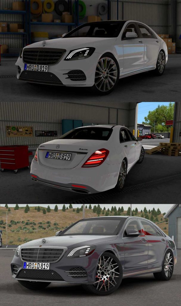 Mercedes-Benz W222 Classe S S-400d v4.3 - 1.46 ATS - ETS2 Mod | ATS Mod