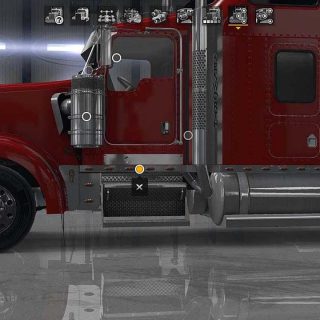 Pack d'accessoires Kenworth W900 v1.46 ATS - ETS2 Mod | ATS Mod
