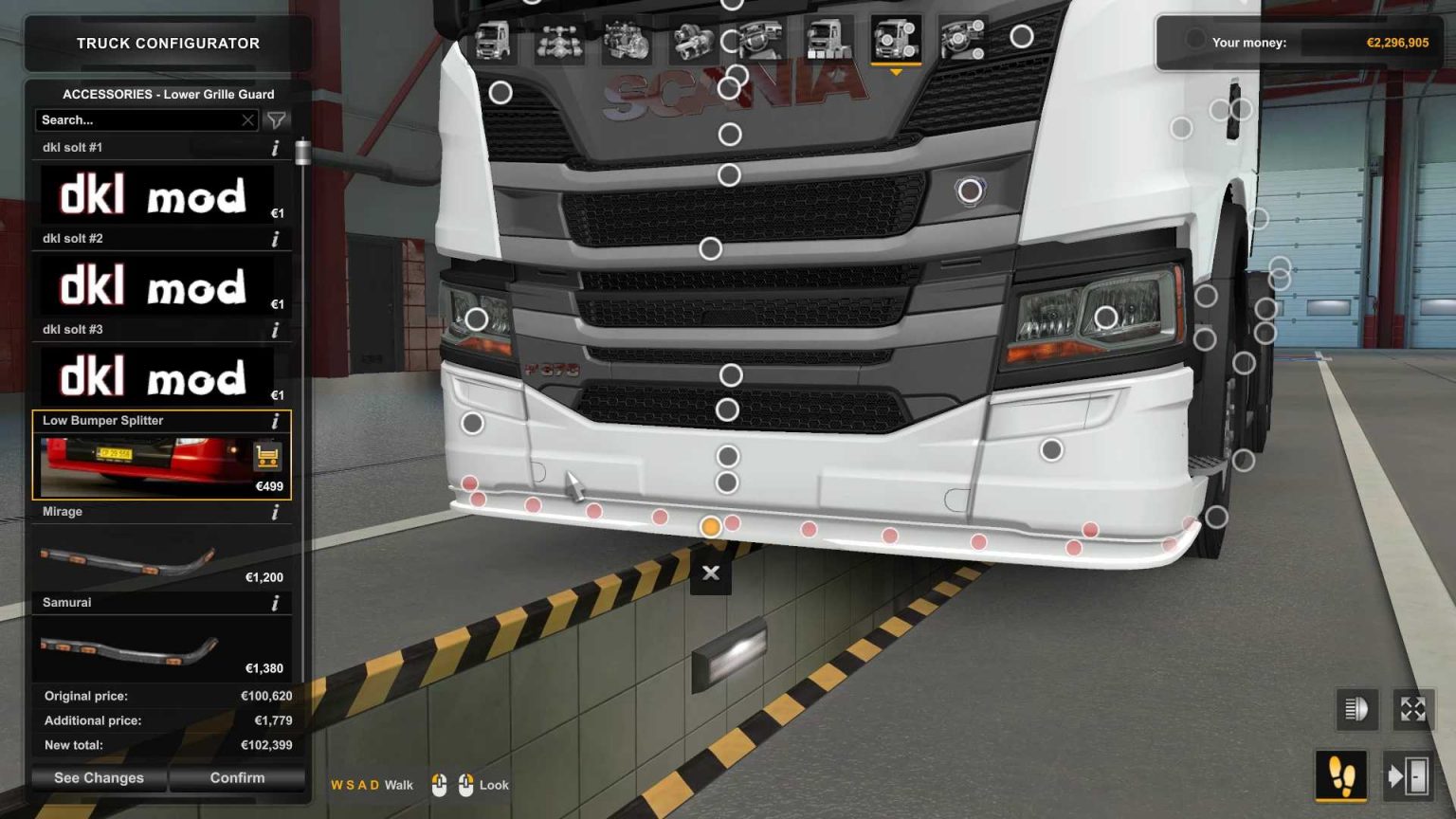 Répartiteur de pare-chocs Scania PGRS v1.1 - 1.46 ETS2 - ETS2 Mod | ATS Mod