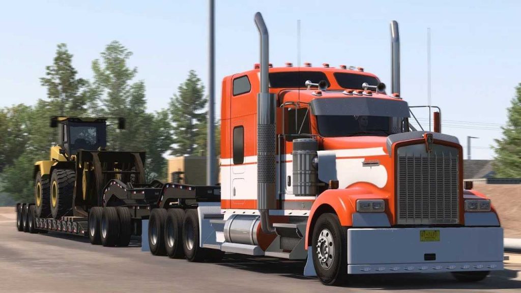 SCS personnalisé Kenworth W900 v1.3 1.46 ATS - ETS2 Mod | ATS Mod