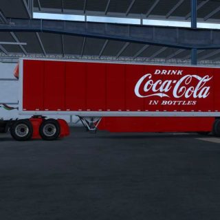 Cascadia Day Cab and Trailer Skin Pack Coca Cola 1.46 ATS - ETS2 Mod ...