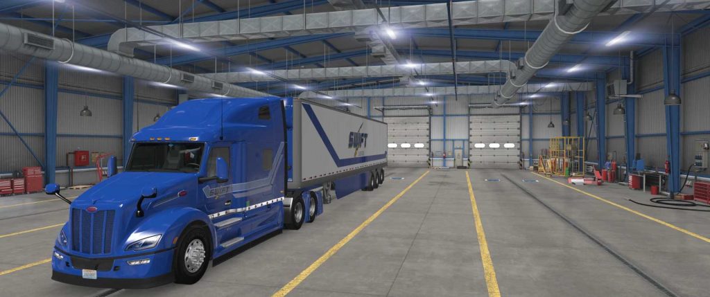 FRANK PERU PETERBILT 579 NEXT GEN SKIN SCS Remorque Swift Skin 1.46 ATS ...