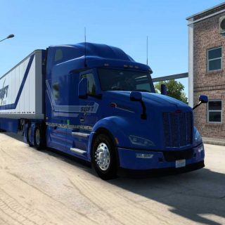 FRANK PERU PETERBILT 579 NEXT GEN SKIN SCS Remorque Swift Skin 1.46 ATS ...
