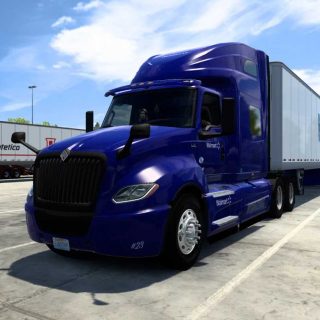 International Lt et SCS Trailer Walmart Skin pour camion et remorque 1. ...