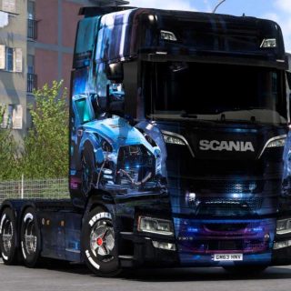 Nissan GT-R Peau 1.46 ETS2 - ETS2 Mod | ATS Mod