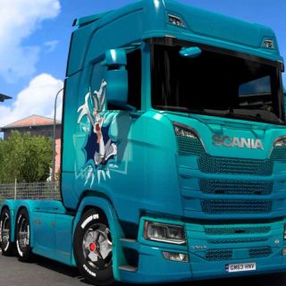 Scania Bugs Bunny Peau 1.46 ETS2 - ETS2 Mod | ATS Mod